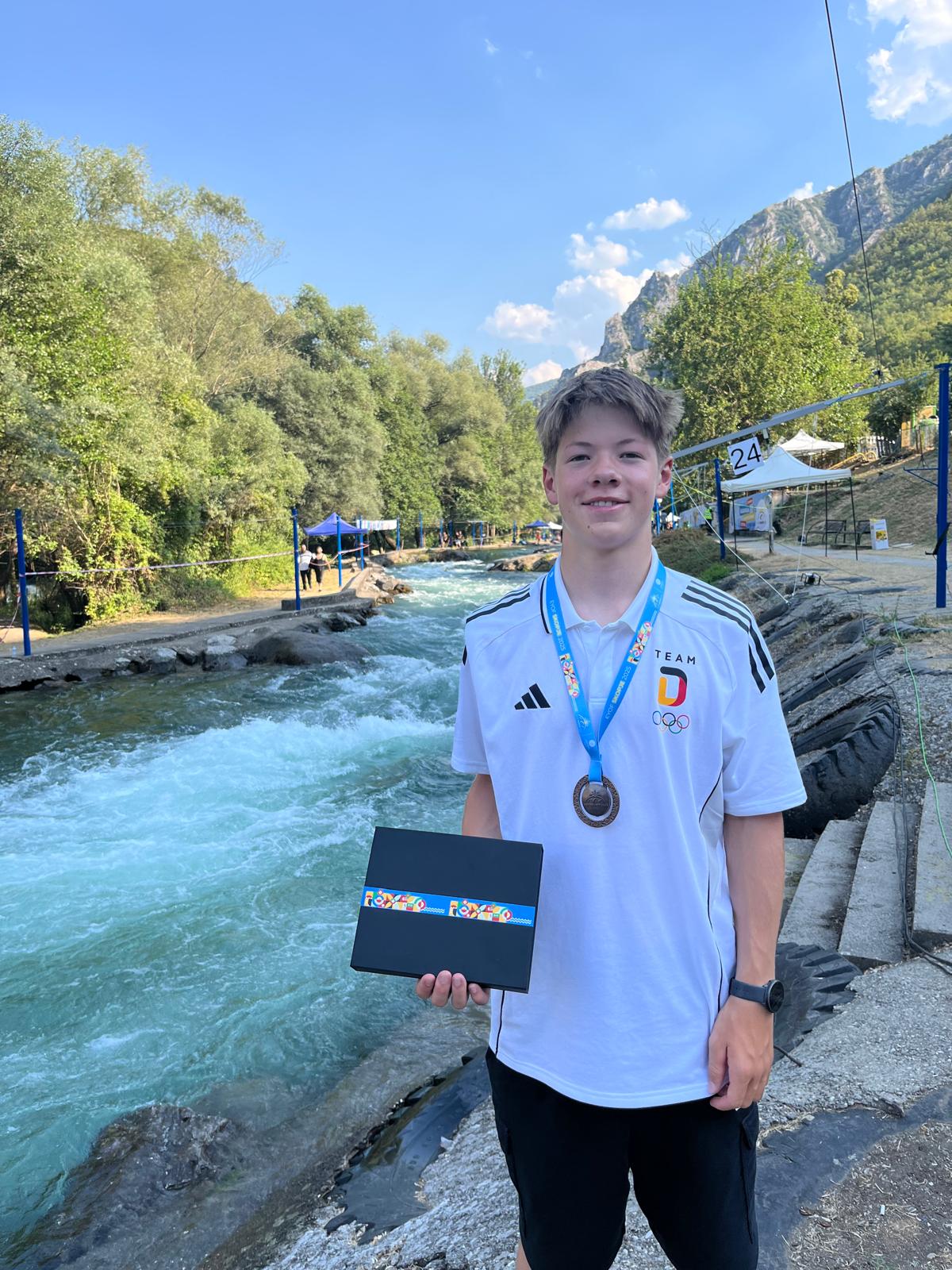 Hurra - Johann Schmidt holt beim European Youth Olympic Festival (EYOF) in Skopje ...